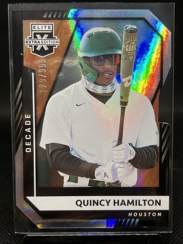 2021 Panini Elite Extra Edition #148 Quincy Hamilton Decade Die Cut ...