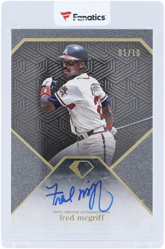 Fred McGriff Atlanta Braves Signed 2024 Topps Diamond Icons #DIA-FM #1/ ...
