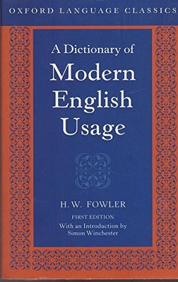 A Dictionary of Modern English Usage | eBay