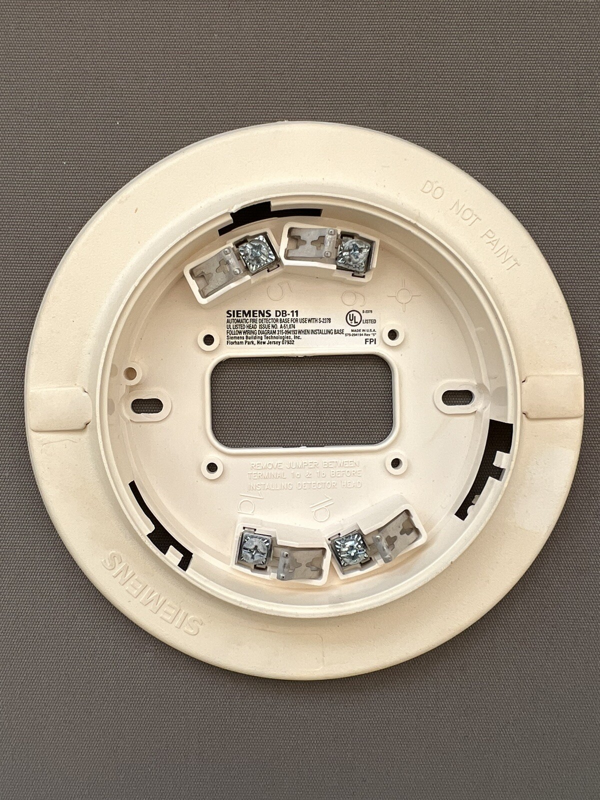 Siemens Model DB-11 / -11E / 8853 / -11C Detector Base, more Items ...