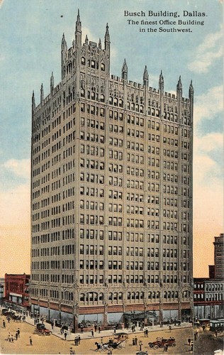 c.1915 Busch Building Dallas TX post card | eBay