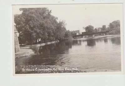 POSTCARD RPPC SCIDMORE CONSERVATION POOL THREE RIVER MICHIGAN | eBay