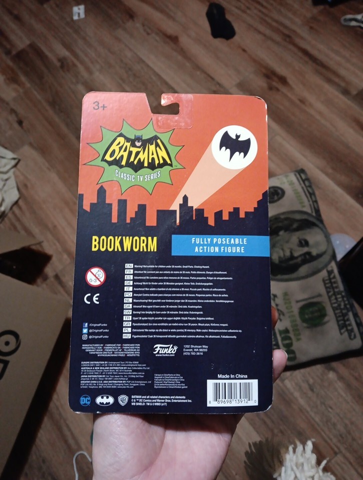 Batman 1966 Classic TV Series Bookworm Figure Funko New | eBay