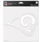 LOS ANGELES RAMS WHITE LOGO CUT DECAL 8"X8" SHEET PERFECT FOR CAR ...