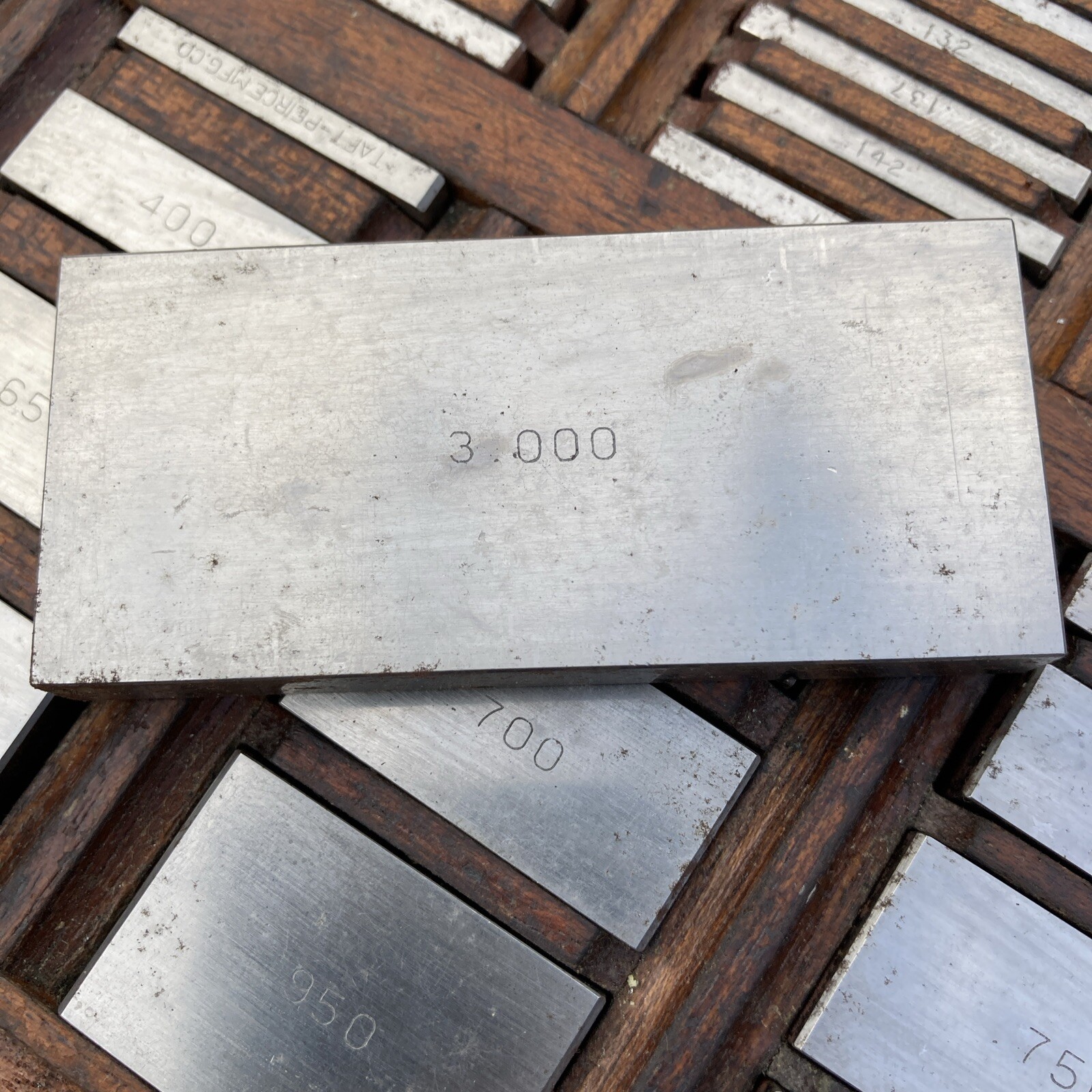 Taft-Peirce PRECISION GAGE BLOCKS SET 1951 Woonsocket, RI READ | eBay