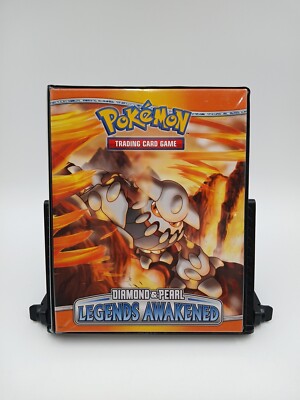 Pokemon Diamond & Pearl Legends Awakened 4 Pocket Card Portfolio Binder ...