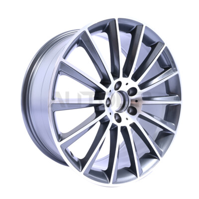 Front Gray 20"x8.5 Multispoke AMG Style Rims Wheels For Mercedes Benz ...