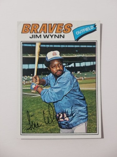 JIM WYNN 1977 TOPPS BASEBALL #165 ATLANTA BRAVES | eBay
