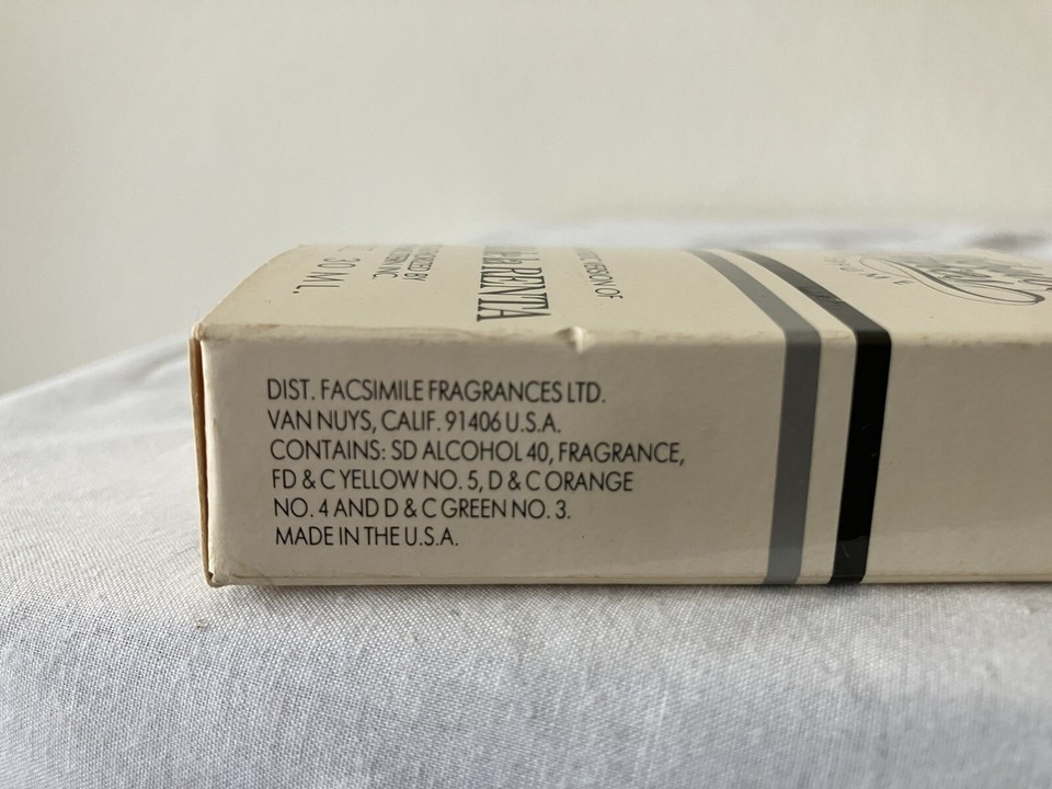 Vintage NOS Fabulous Fakes our version of Oscar de la Renta Perfume 1 ...