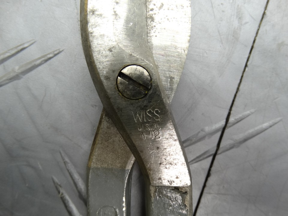 Wiss Inlaid 8in Industrial Scissors Steel Forged USA A-12 Vintage | eBay