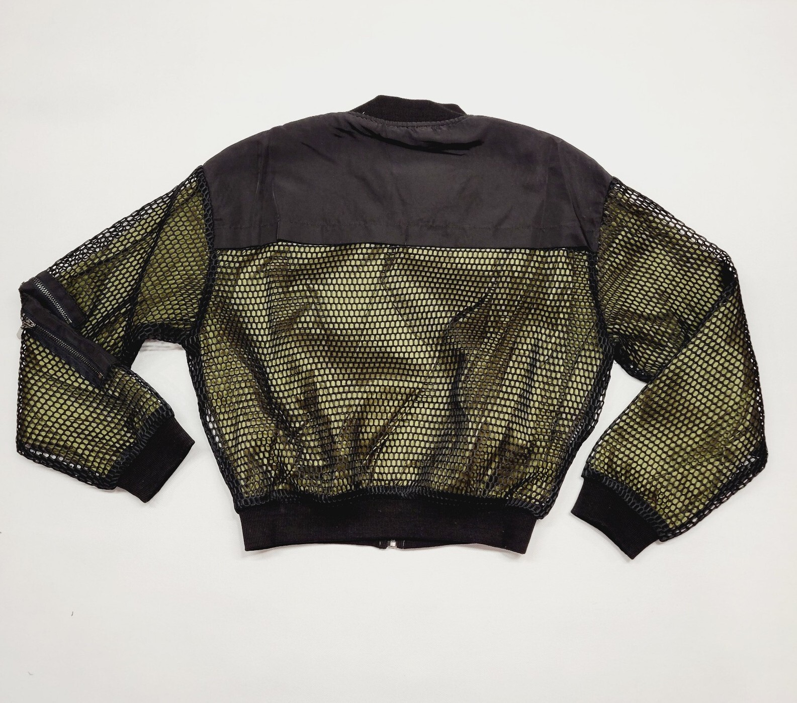 TENZ CVLT Women Black Mesh Bomber Jacket Size Medium - X.CVLT | eBay