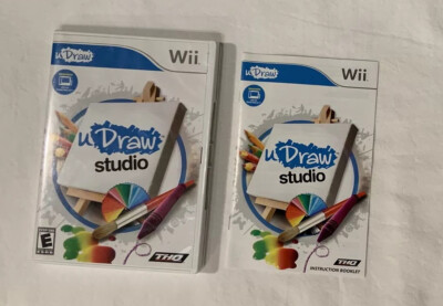 Wii Udraw Studio Instructions And Replacement Case Only (No Disc) | eBay