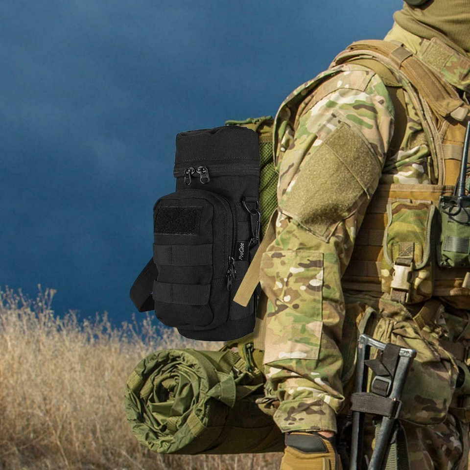 Tactical Molle Water Bottle Holder Pouch Army Hydration Carrier Bag ...