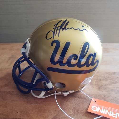Troy Aikman Autographed Signed UCLA Bruins Mini Helmet with JSA COA ...