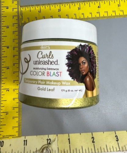 ORS Curls Unleashed Gold Leaf Beeswax Color Blast Temporary Hair Makeup ...