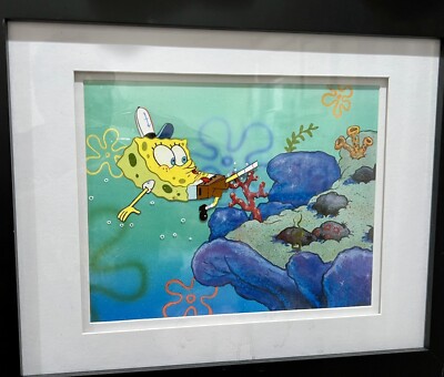 spongebob squarepants animation cel | eBay