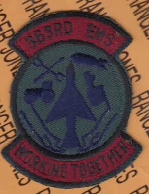 USAF Air Force 363rd Equipment Maintenance Sq EMS 3.25" patch c/e | eBay