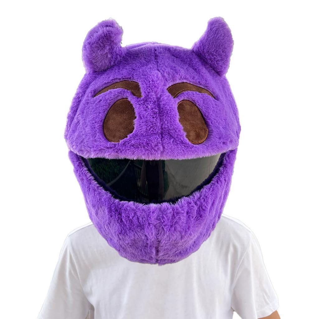 Devil Helmet Cover Increase Riding Fun Men Women Soft Creative Easy to ...