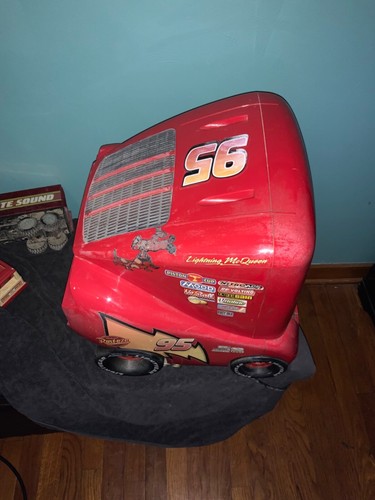 Disney Pixar Cars Lightning Mcqueen 13" CRT TV DVD Combo Television for ...