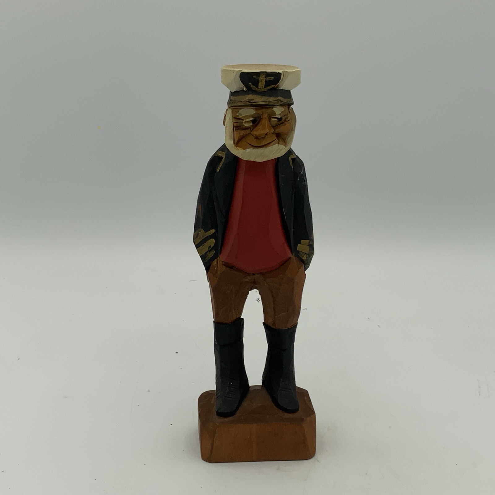 Vintage Wood Carving Sea Captain Montreal Quebec 1950’s By Tom Hannah ...