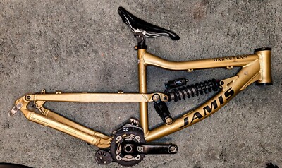 JAMIS DAKAR BAM DOWNHILL MOUNTAIN BIKE FRAME WITH A FOX DHX 4.0 REAR ...