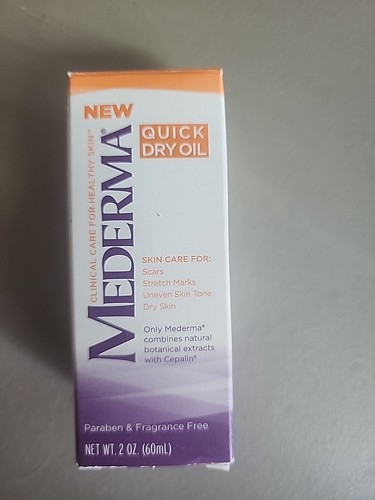 Mederma Unscented Quick Dry Oil - 2 fl oz New In Box | eBay