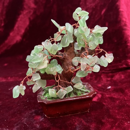 Small Vintage Bonsai Tree Gold Leaves Acrylic Bead Flowers | eBay