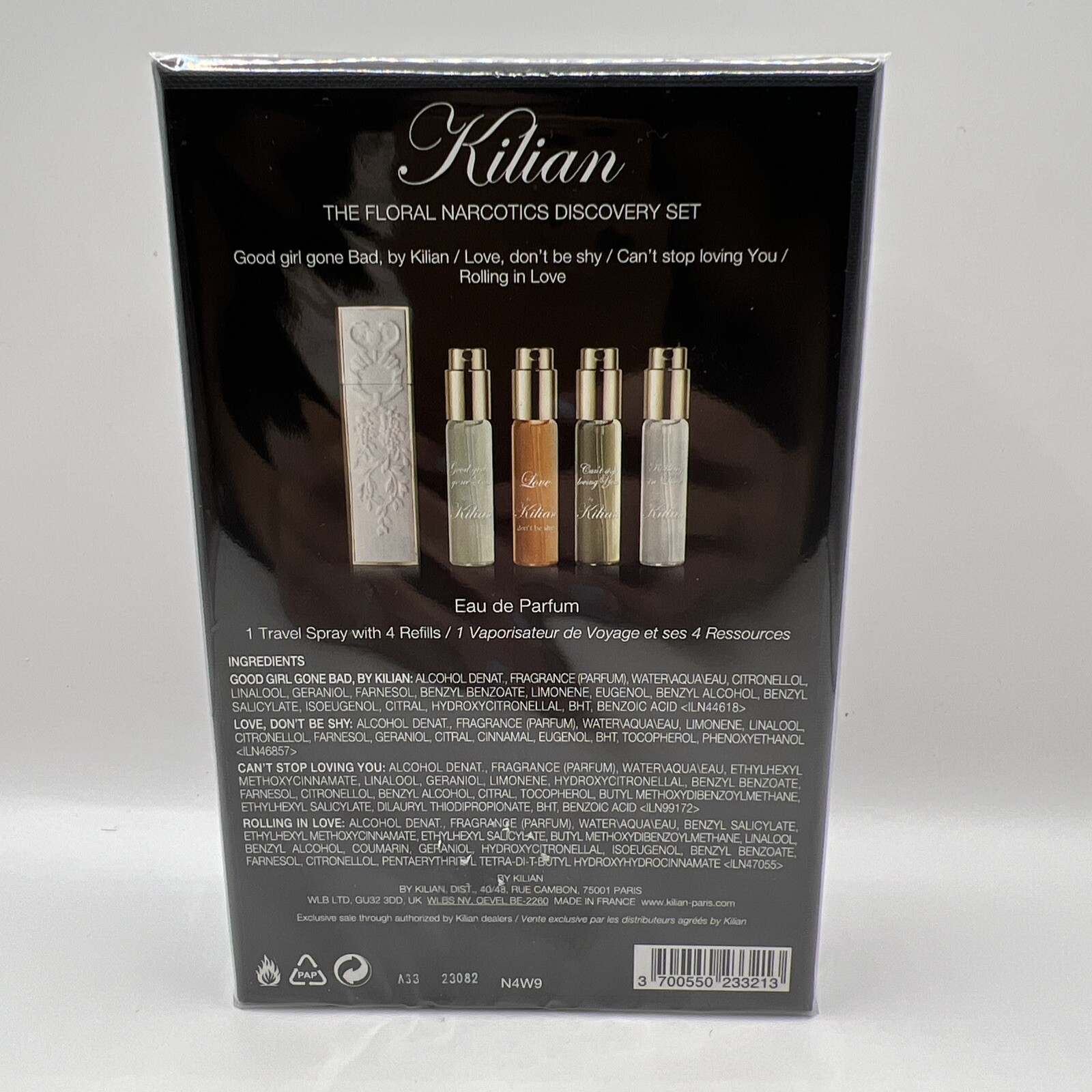 KILIAN The Floral Narcotics Discovery EDP Set Travel Spray with 4 ...