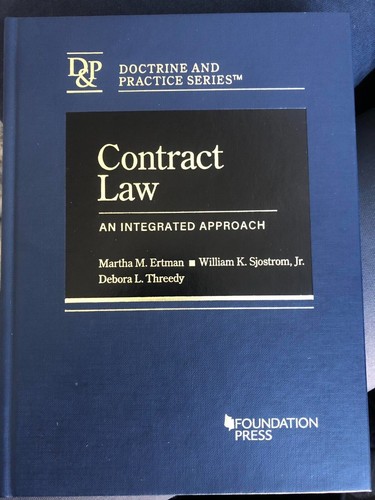 Contract law: An Integrated Approach - Hardcover Textbook, No Online ...