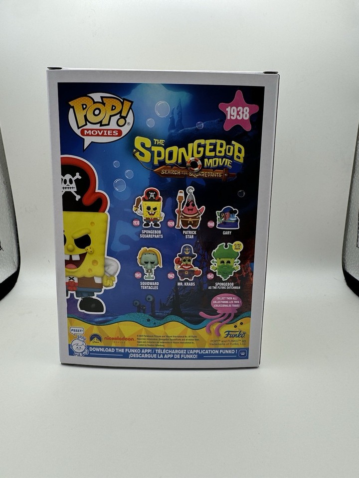 Funko Pop! The SpongeBob Movie SPONGEBOB SQUAREPANTS Brand New!! #1938 ...