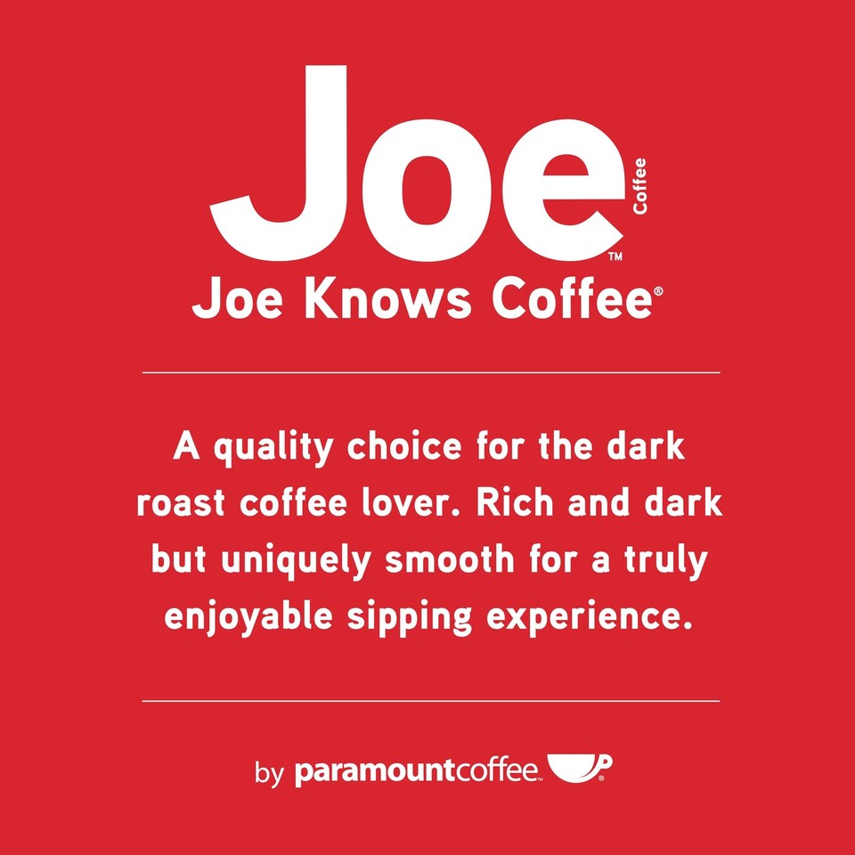 Joe Knows Coffee Single Serve Cups Pods and Capsules, Tall Dark 48 ...