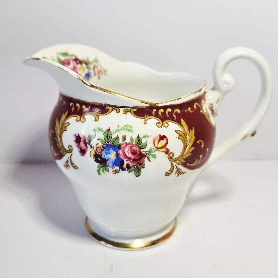 Vintage Royal Standard Maroon 'Lady Fayre' bone china 28 pcs Tea Set ...