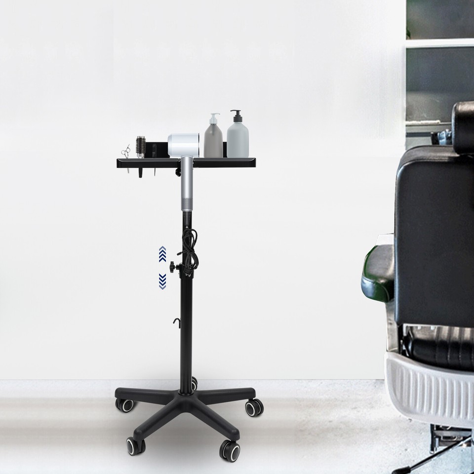 Rolling Salon Tray Cart, Hair Extension Tool / Height Adjustable for ...