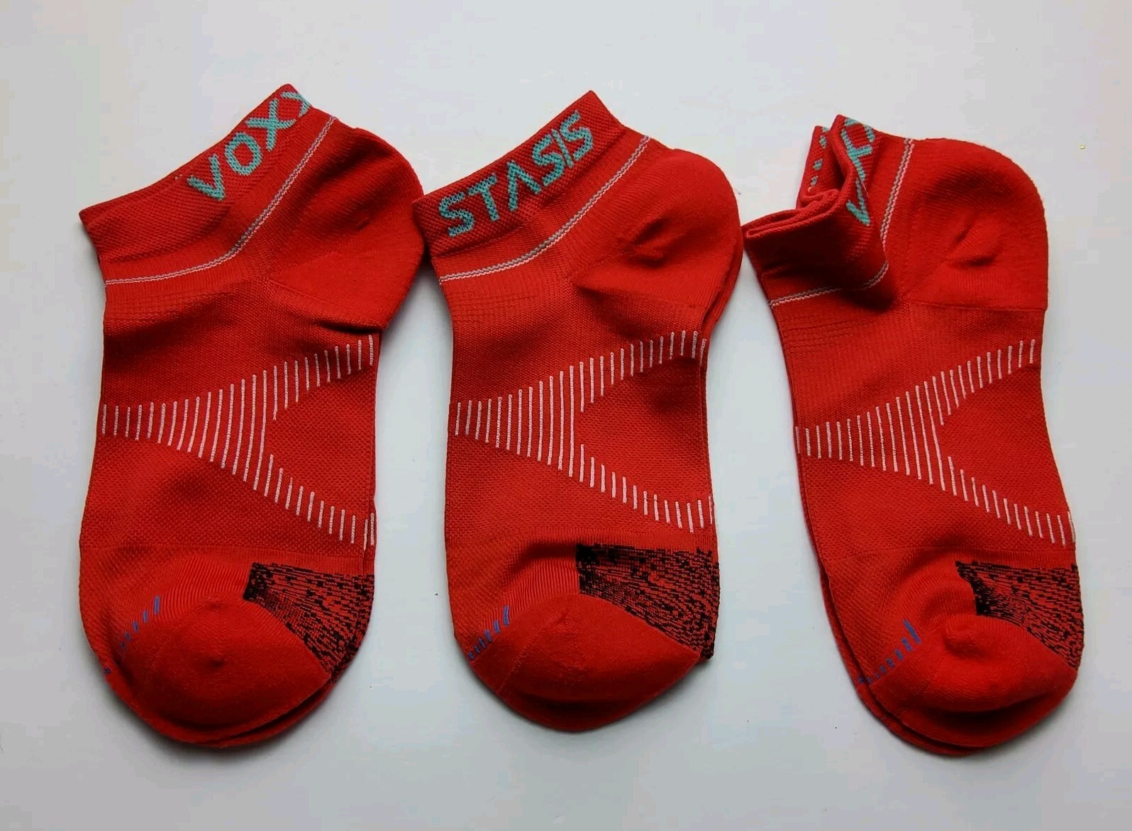 Voxx Life Stasis Neuro Socks No Show Red Lot Of 3 Pairs Size S (Women's ...