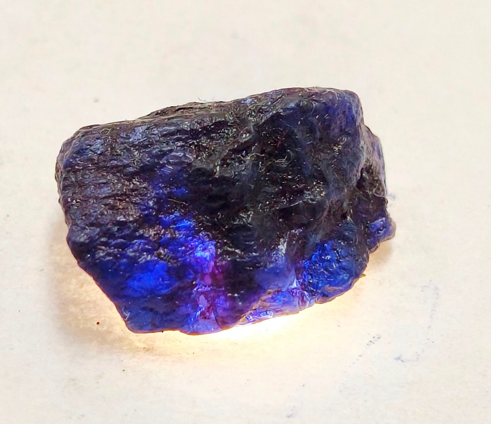 Natural Blue Beryl (Maxixe) Rough Loose Gemstone Winter Day J33 | eBay