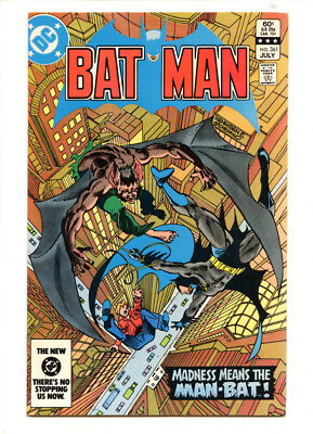 Batman 361 HIGH GRADE and mini key with first ongoing Harvey Bullock NM ...