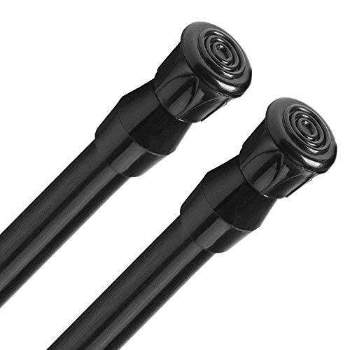 AIZESI 2 Pack Tension Rods 28 to 41 Inches Adjustable Curtin rods ...