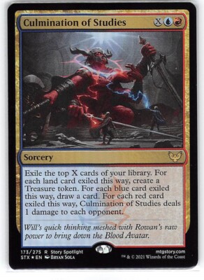 Culmination of Studies *FOIL Rare* Magic MtG x1 Strixhaven | eBay