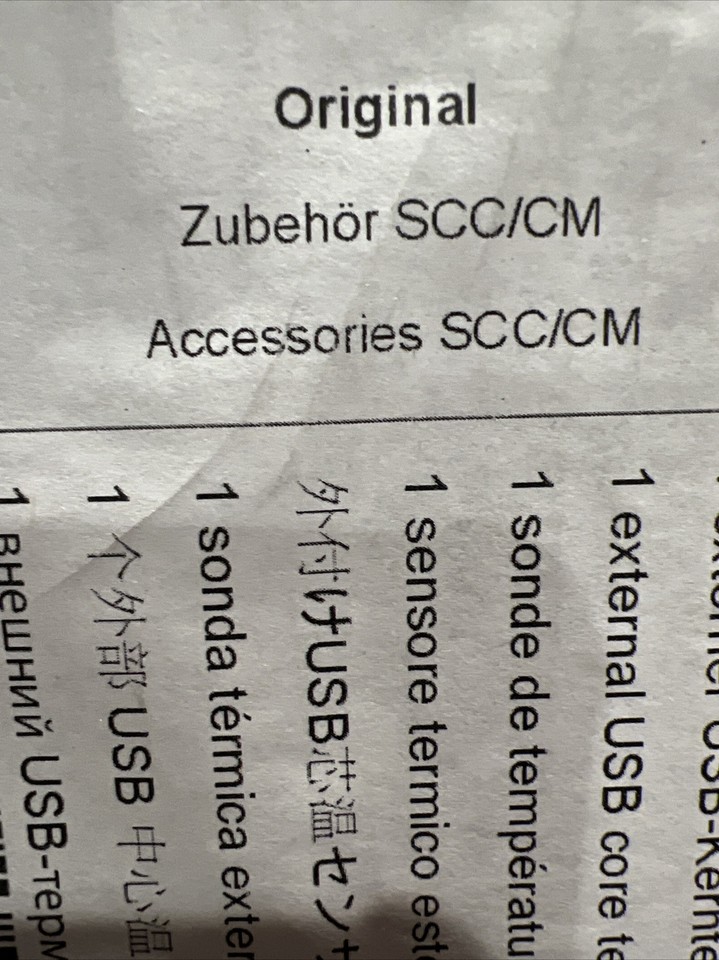 Rational External USB Core Temperature Probe 60.76.317 | eBay