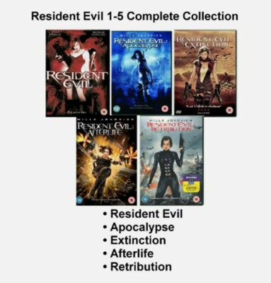 RESIDENT EVIL COMPLETE SERIES 1-5 DVD ALL SEASON 1 2 3 4 5 Original UK ...