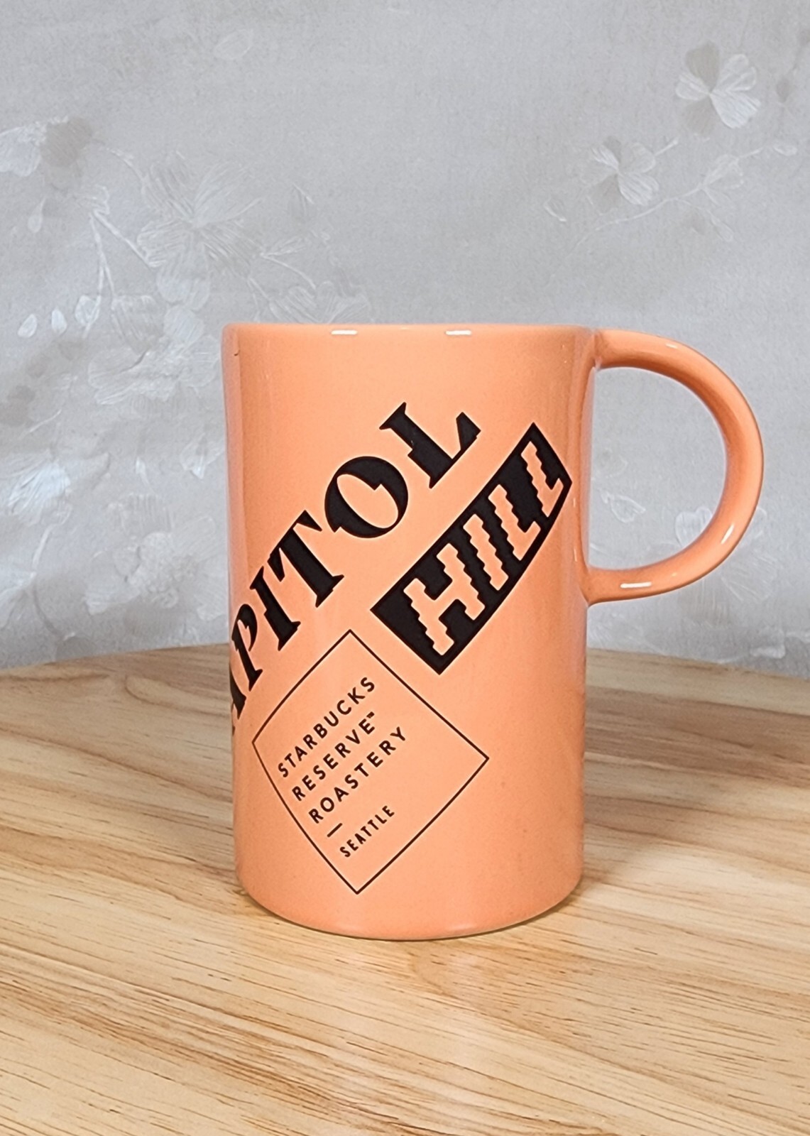 Starbucks Reserve Roastery Seattle Capitol Hill Mug 10oz Peach & Black ...