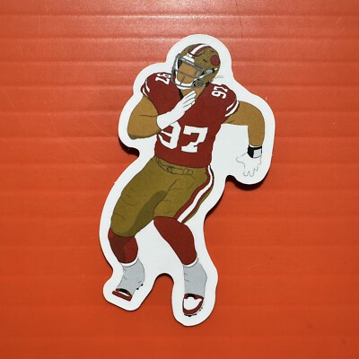 Nick Bosa Sticker NFL San Francisco 49ers Football | eBay