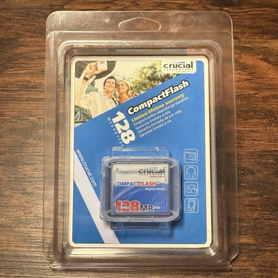 Crucial 128MB Compact Flash CF Card New CT128MBC1.CXY | eBay