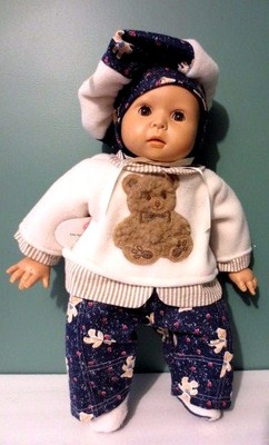 NEW in Box w/ Tag 19" GOTZ Boy Doll w/ Hat - Made in Germany - Weighs 3 ...