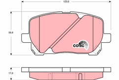 TRW GDB3315 Brake Pad Set for sale online | eBay UK
