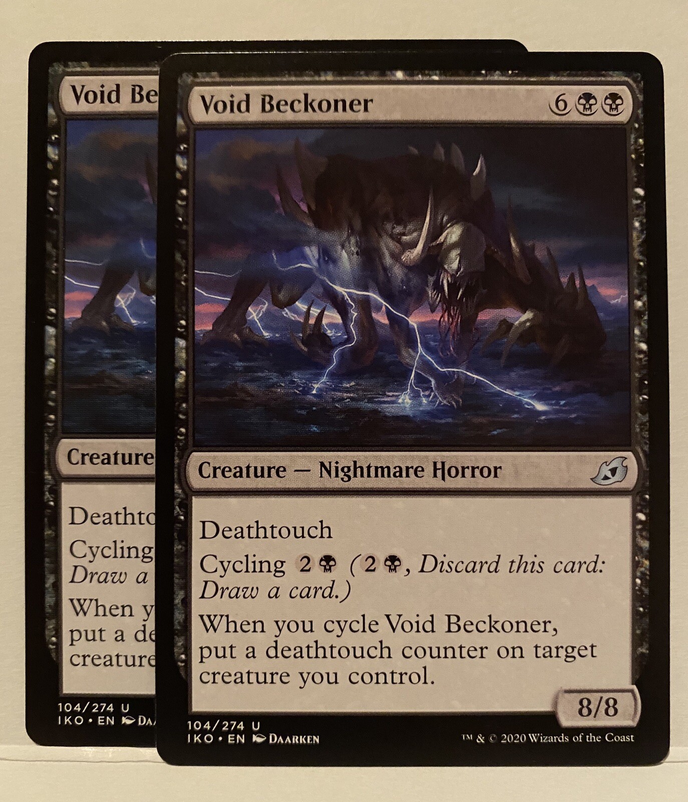 x2 Void Beckoner Ikoria: Lair of Behemoths 104/274 Pack Fresh | eBay