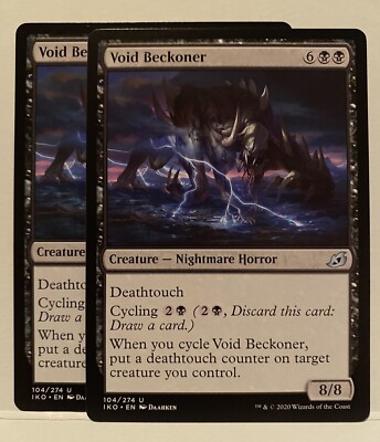 x2 Void Beckoner Ikoria: Lair of Behemoths 104/274 Pack Fresh | eBay