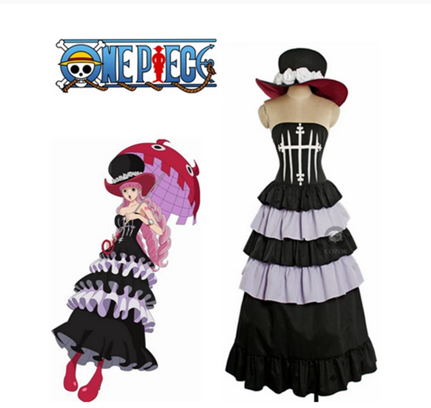 Anime ONE PIECE Perona anime Cosplay Costume Custom Any Size | eBay