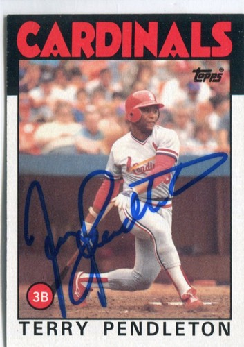 1986 Donruss - Terry Pendleton #205 for sale online | eBay