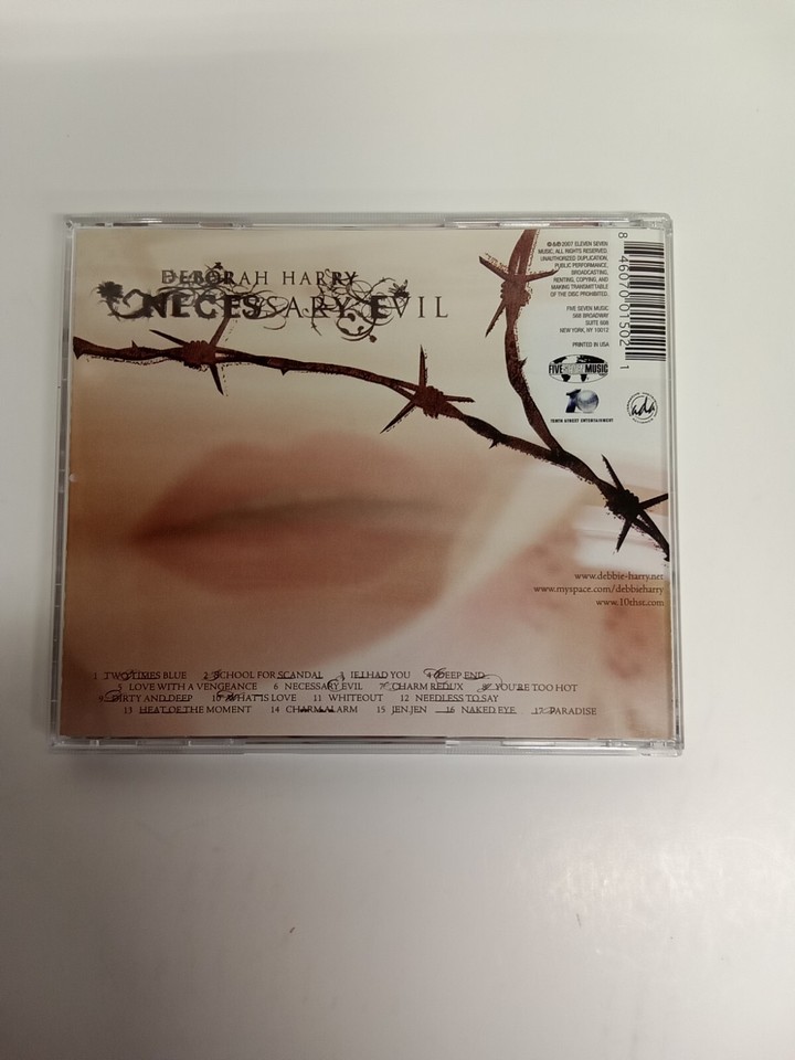 Deborah Harry - Necessary Evil (CD, 2007) Five Seven Music NEW (Other) 846070015021 | eBay